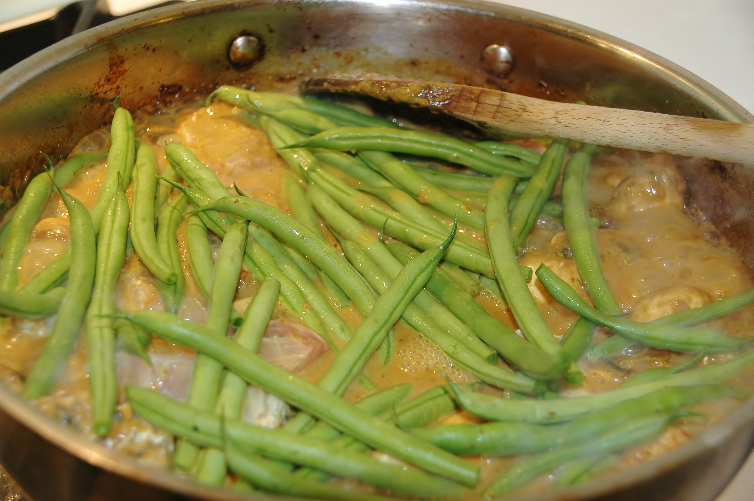 White Fish, Coconut and Green Bean Curry | Healthy Home Cafe
