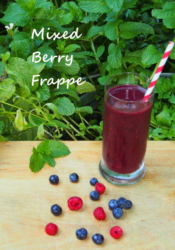Mixed Berry Frappe | Healthy Home Cafe