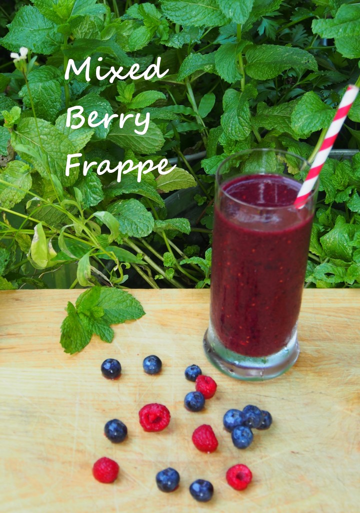 Mixed Berry Frappe | Healthy Home Cafe