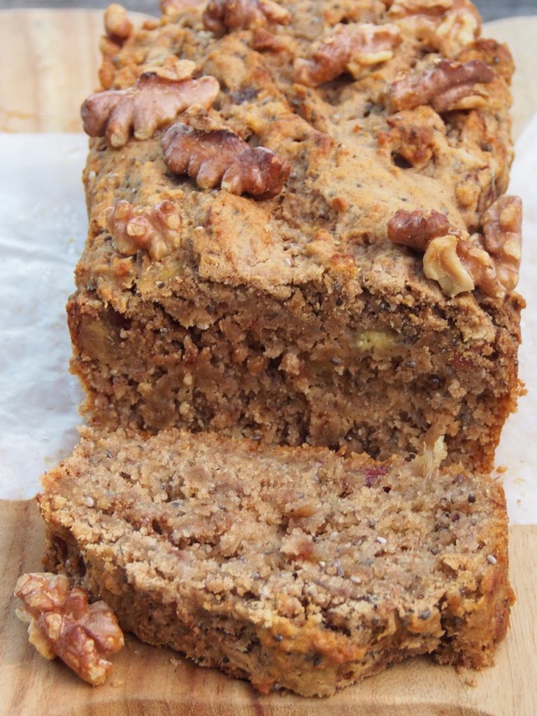 Banana Date and Walnut Bread | Healthy Home Cafe
