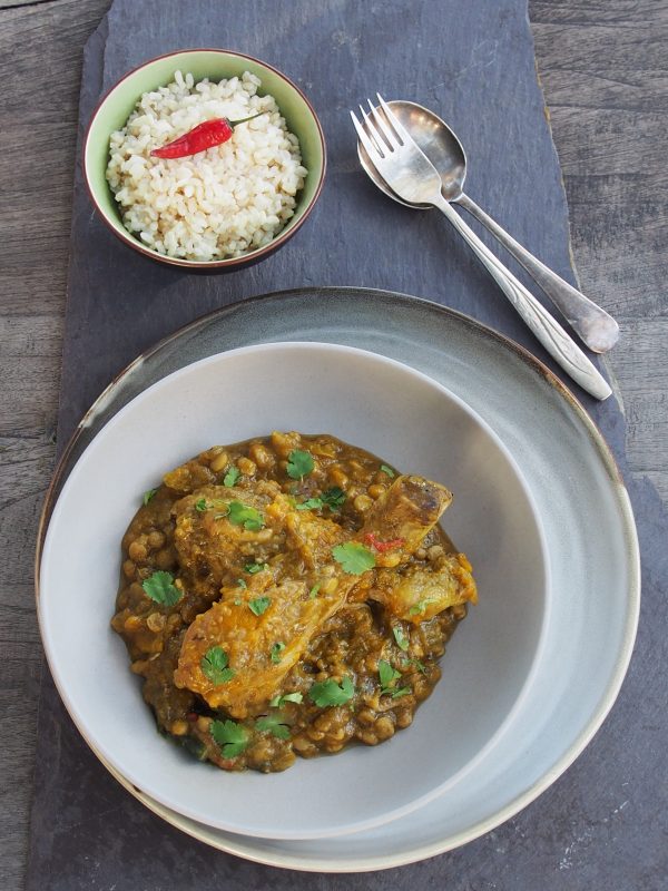 A Most Delicious Chicken and Split Pea Curry | Healthy Home Cafe